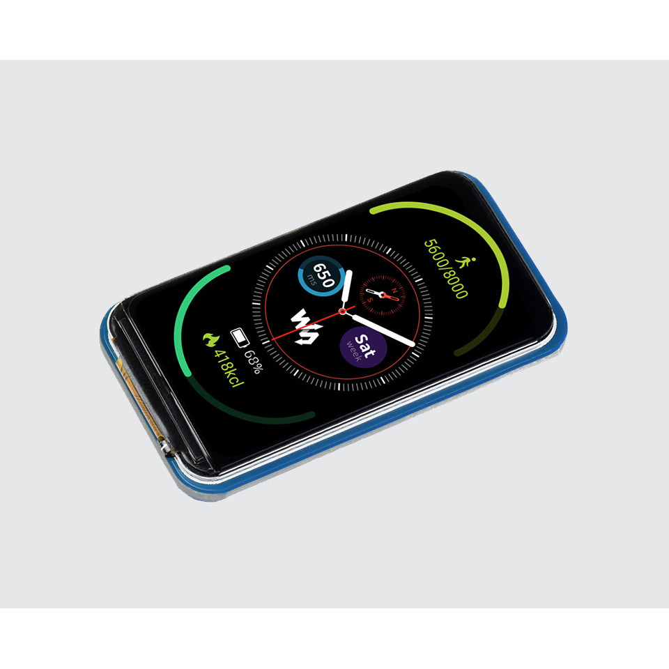 Jual 1.47inch Rounded Corners LCD Display Module SPI 262K RGB Colors ...