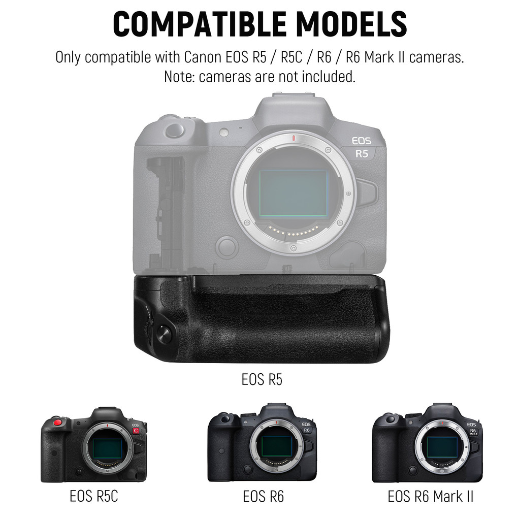 Jual NEEWER Camera Battery Handle Grip Replacement for BG-R10 For Canon ...