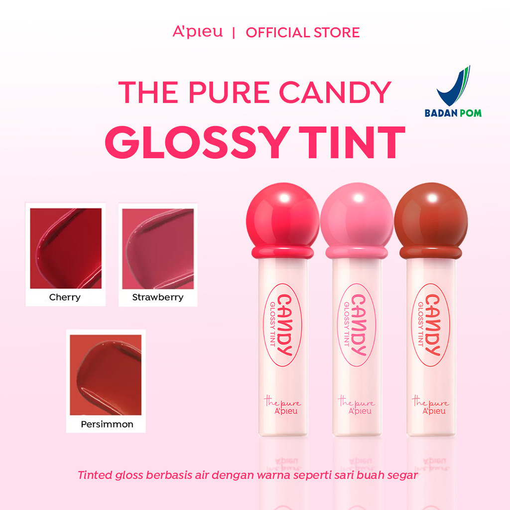 Jual Liptint Glossy Stain A’pieu The Pure Candy Glossy Tint | 4 ml ...