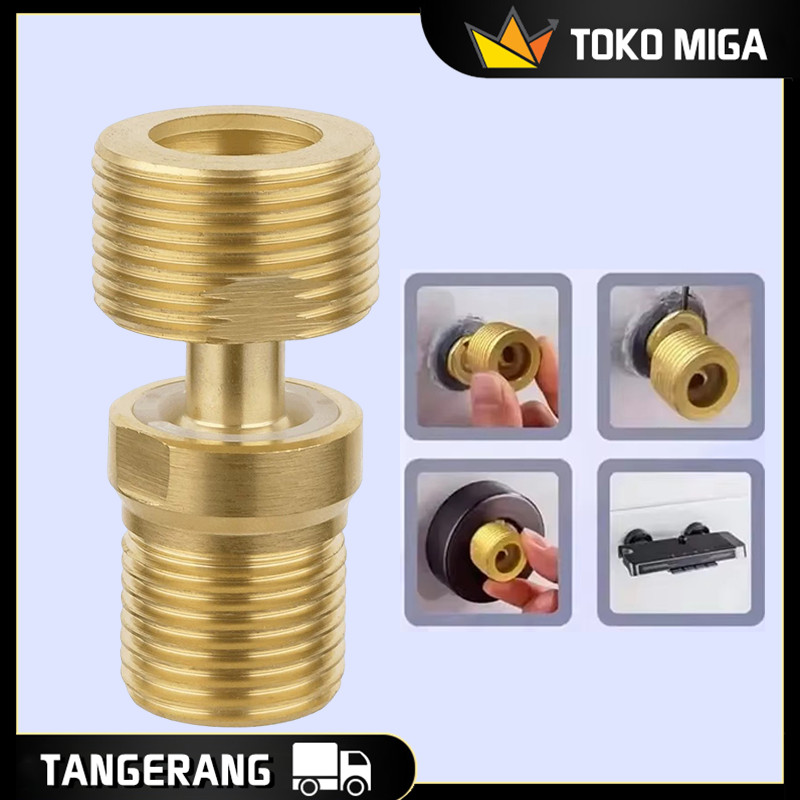 Jual Baut Kran Air Shower Bathtub Extendable Adapter Shower Hot And ...