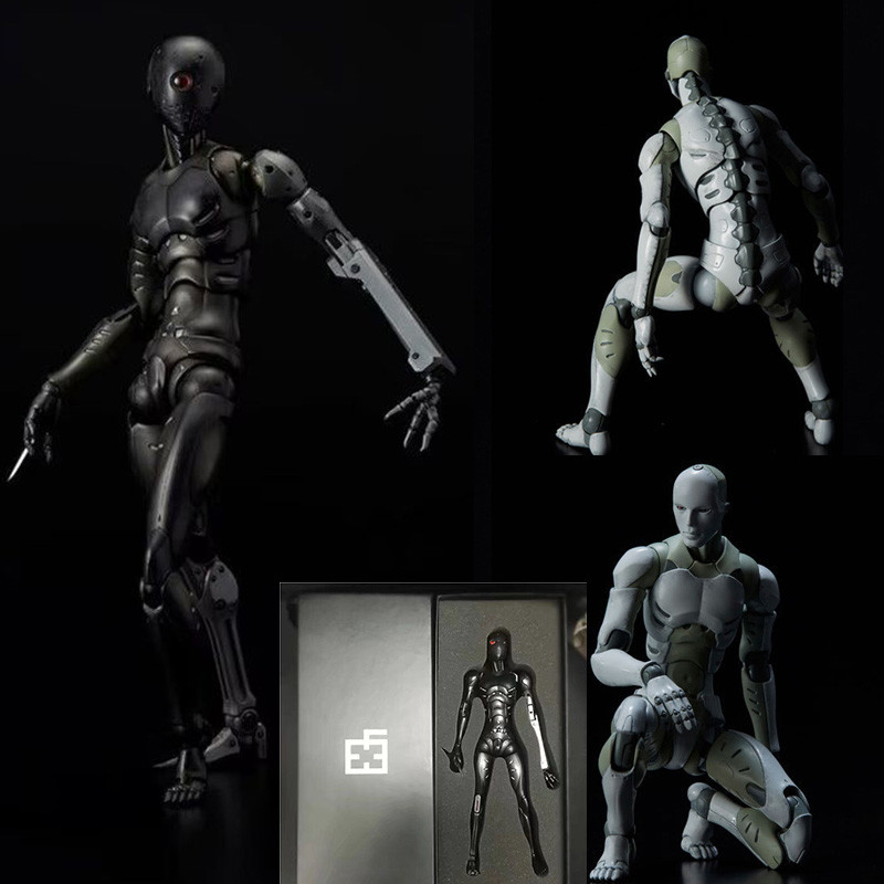 Jual Heavy Industries Synthetic Human Figure 1/6 Scale Black Action ...