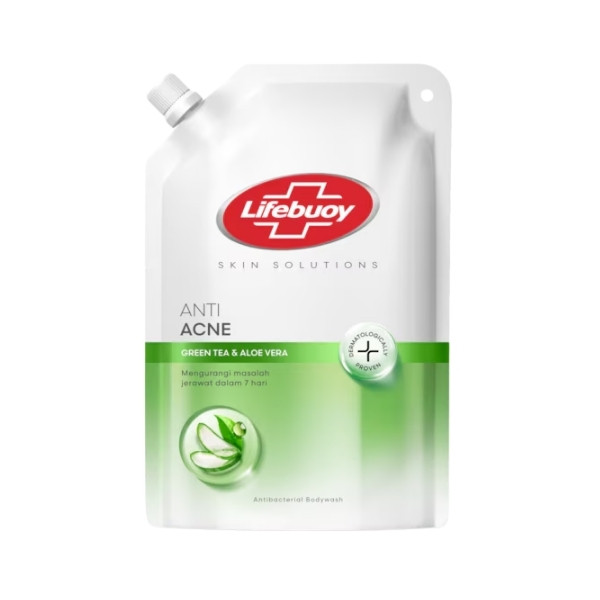 Jual LIFEBUOY BODY WASH MATCHA GREEN TEA POUCH 380 GR | Shopee Indonesia