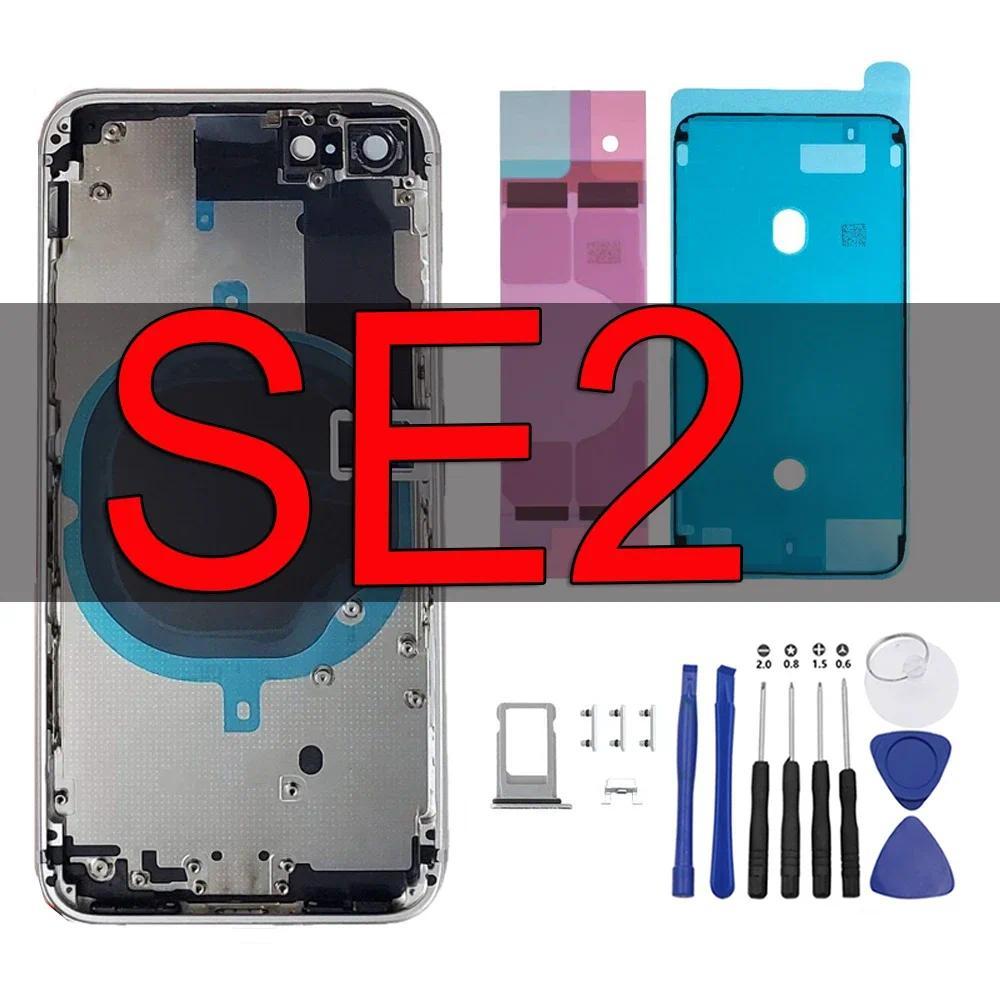 Jual Door Chassis For iPhone SE2 se2020 Back Housing with Middle Frame ...