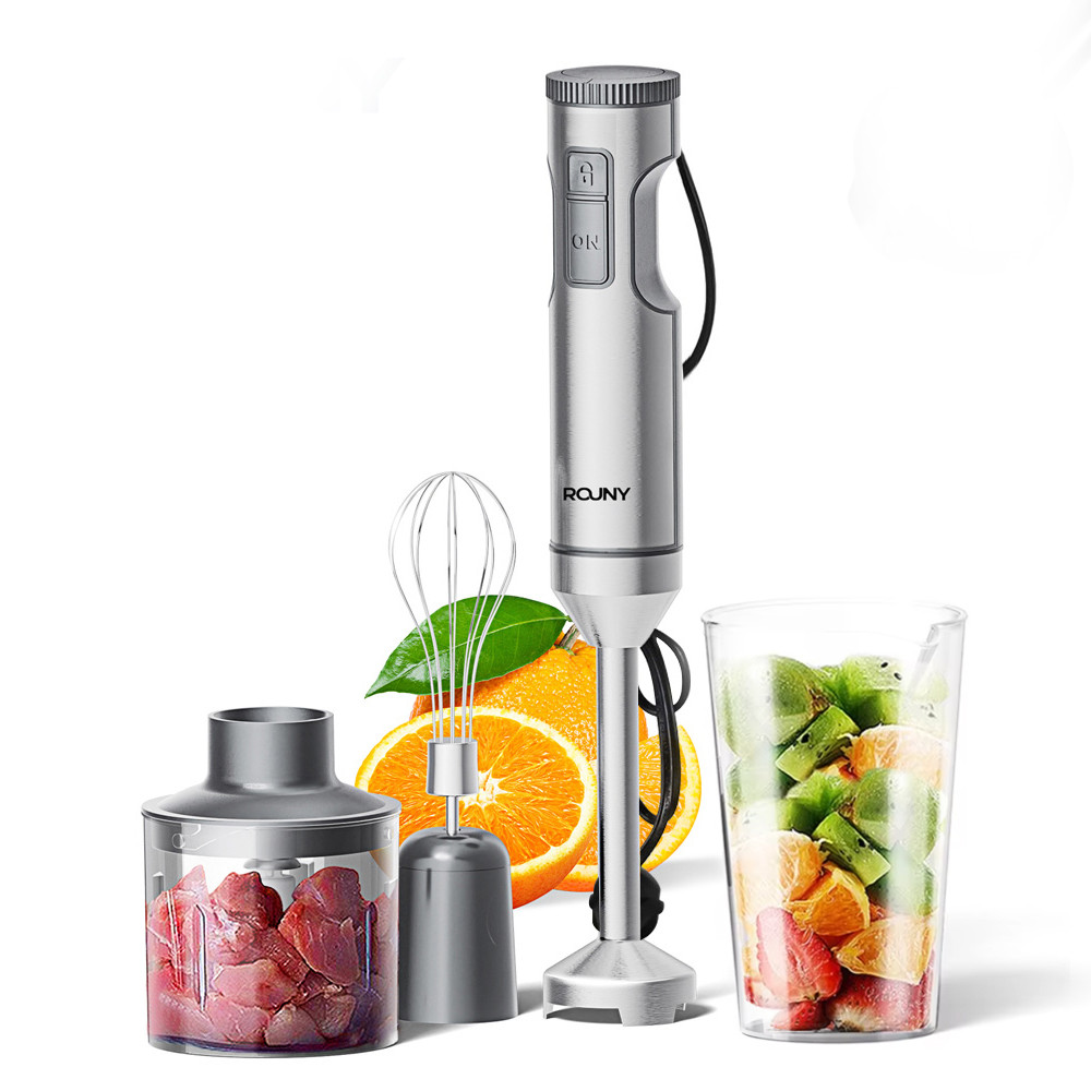 Jual Hand Immersion Blender 1000W Powerful 4-in-1,Stainless Steel Stick ...