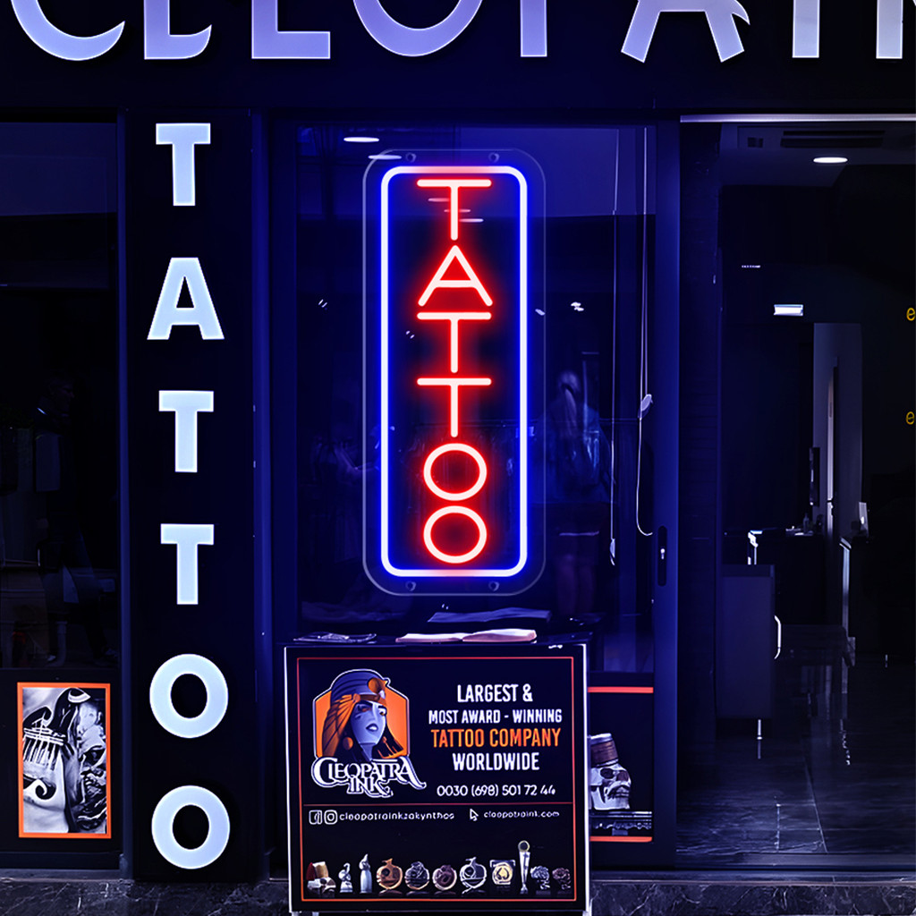 Jual TATTOO Neon Sign LED Neon light For Beauty salon Tattoo Shop Bar ...