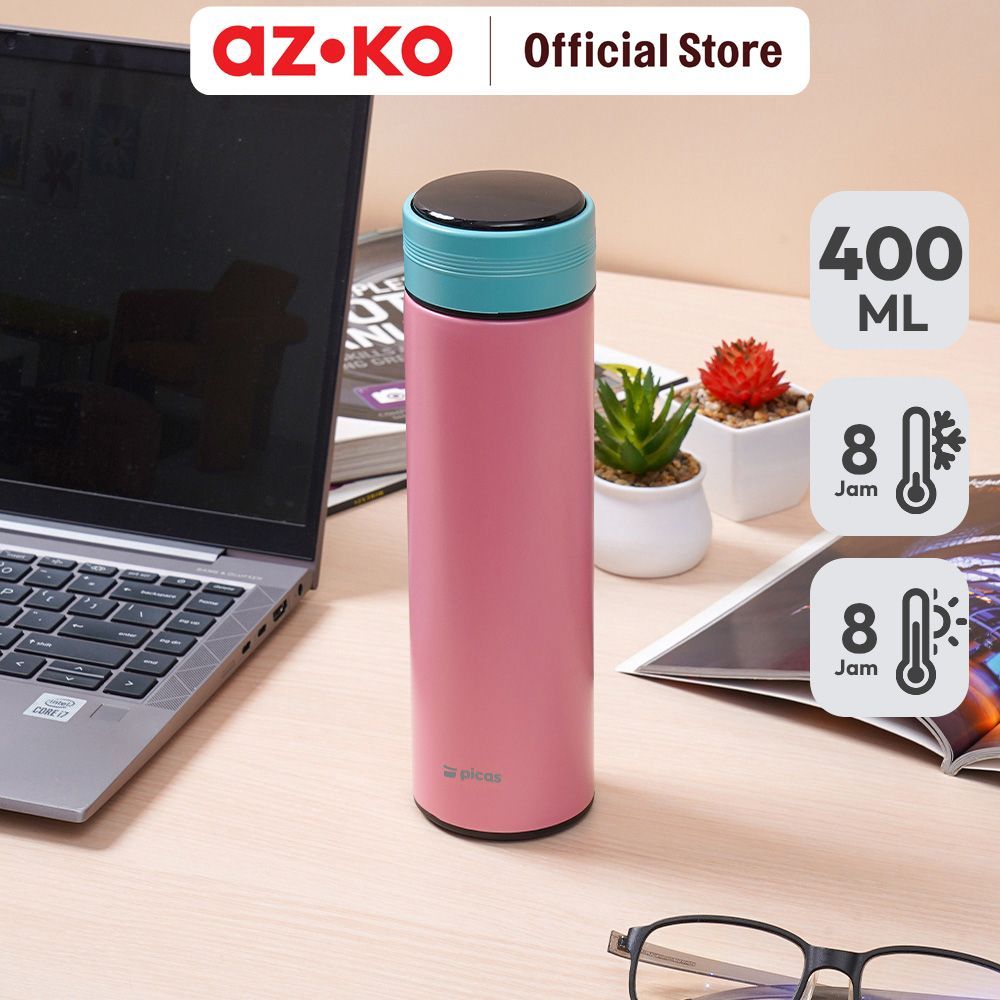 Jual AZKO Picas Julie Botol Vacuum Flask Stainless Steel 400 ml Tumbler ...