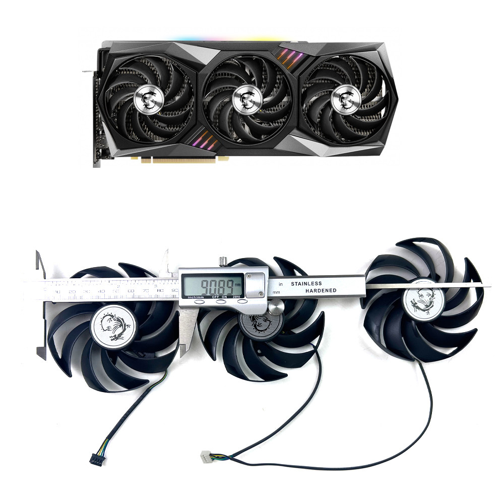 Jual New Cooling 90MM GPU Video Card Cooler Fan For MSI GeForce RTX ...