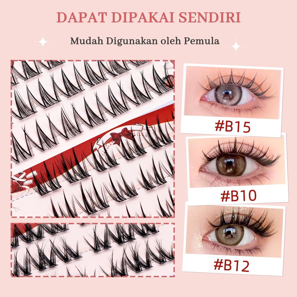 Jual MLAN Tanpa Lem Natural - Bold Bulumata Palsu Serat Kapas Hitam ...