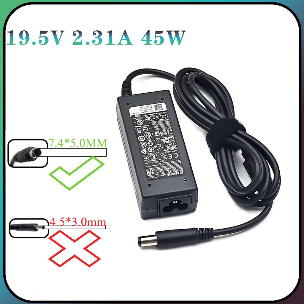 Jual 19.5V 2.31A 45W suitable for Dell computer Ultrabook power adapter ...