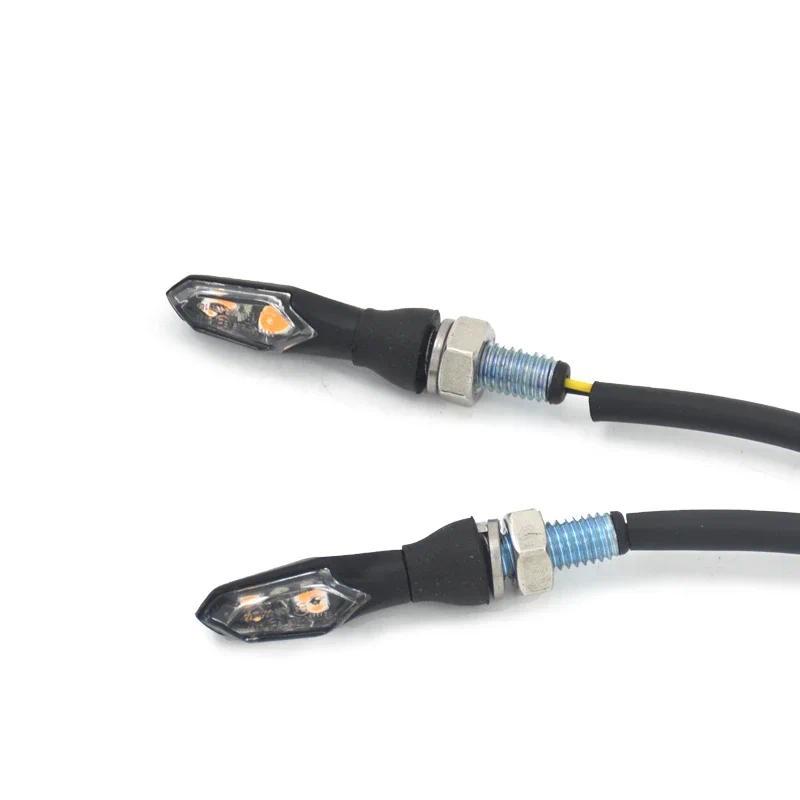 Jual 2021 New 12V Mini Motorcycle General LED Turn Signal Lamp ...