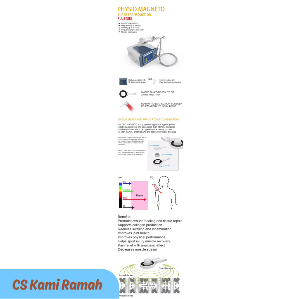 Jual TBT Portable Emtt Physio Magneto Therapy Magnetoterapia Pain ...