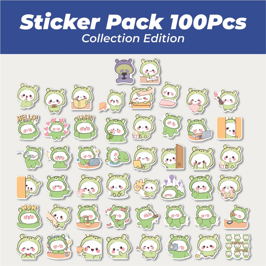 Jual Hot Stiker Gummy Bear Lucu Anti Air Stikers Berperekat Waterproof ...