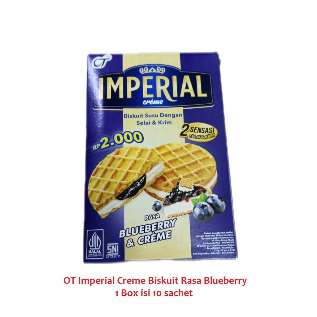 Jual ot imperial creme biscuit kemasan box | isi 10 sachet | Shopee ...