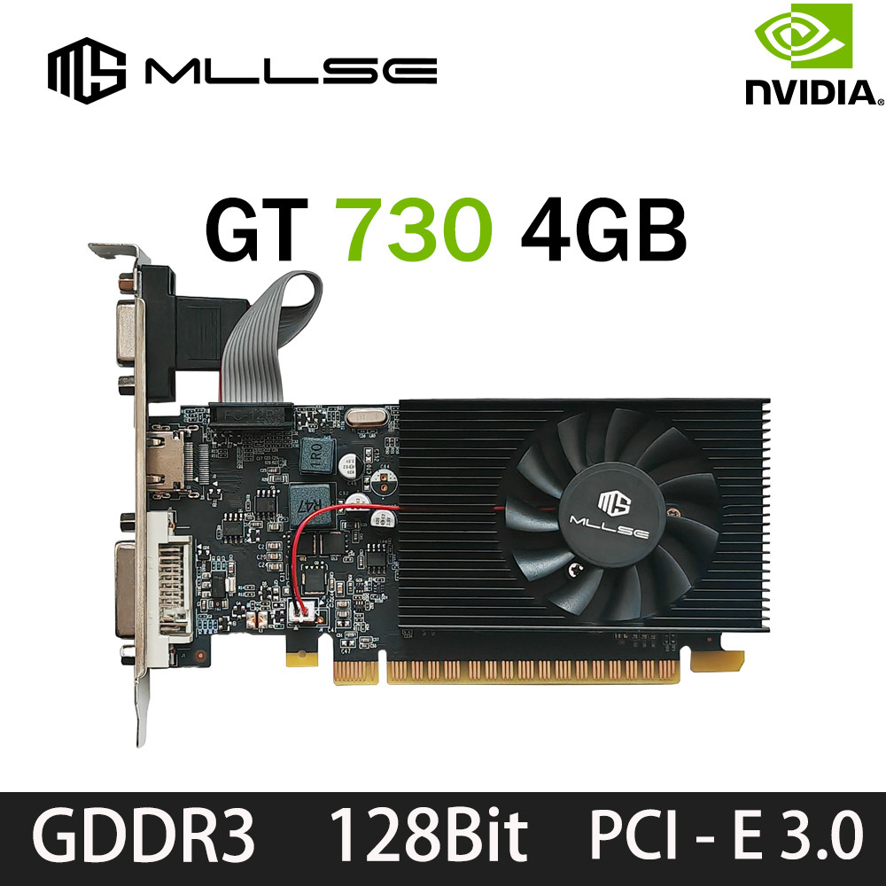 Jual MLLSE GT 730 4GB GT 740 4GB Graphics Card GDDR3 128Bit DVI VGA PCI ...