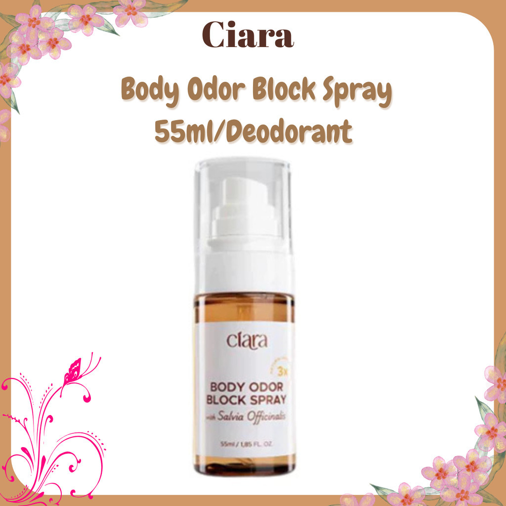 Jual Ciara Body Odor Block Spray 55ml/Deodorant | Shopee Indonesia