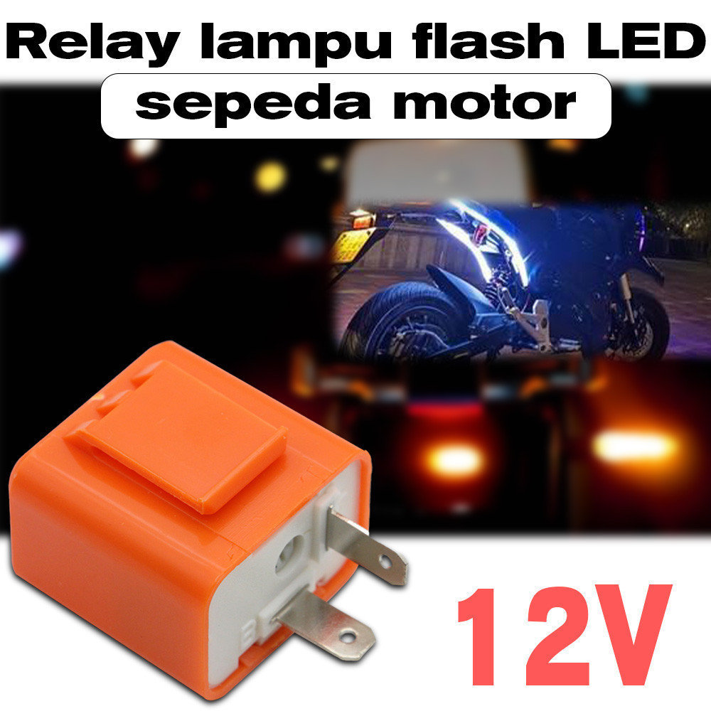 Jual Lampu sein LED sepeda motor 12V 12A 2 Pin Resistor Frekuensi ...