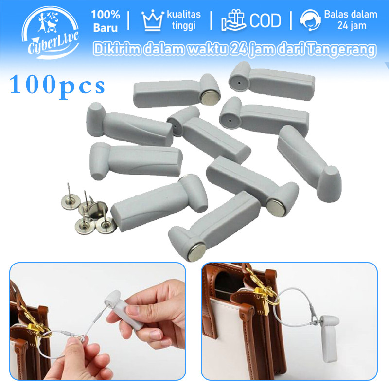 Jual 100pcs Sensor OP Alarm Butik AM Tag Incld Pin Sensor Matic Utk ...