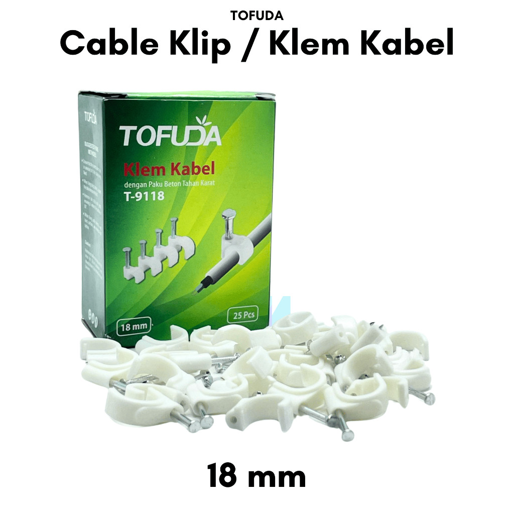 Jual Klem Kabel Paku Beton Cable Clamp Klem Baja Box Nomer 7 8 9 10 12 ...
