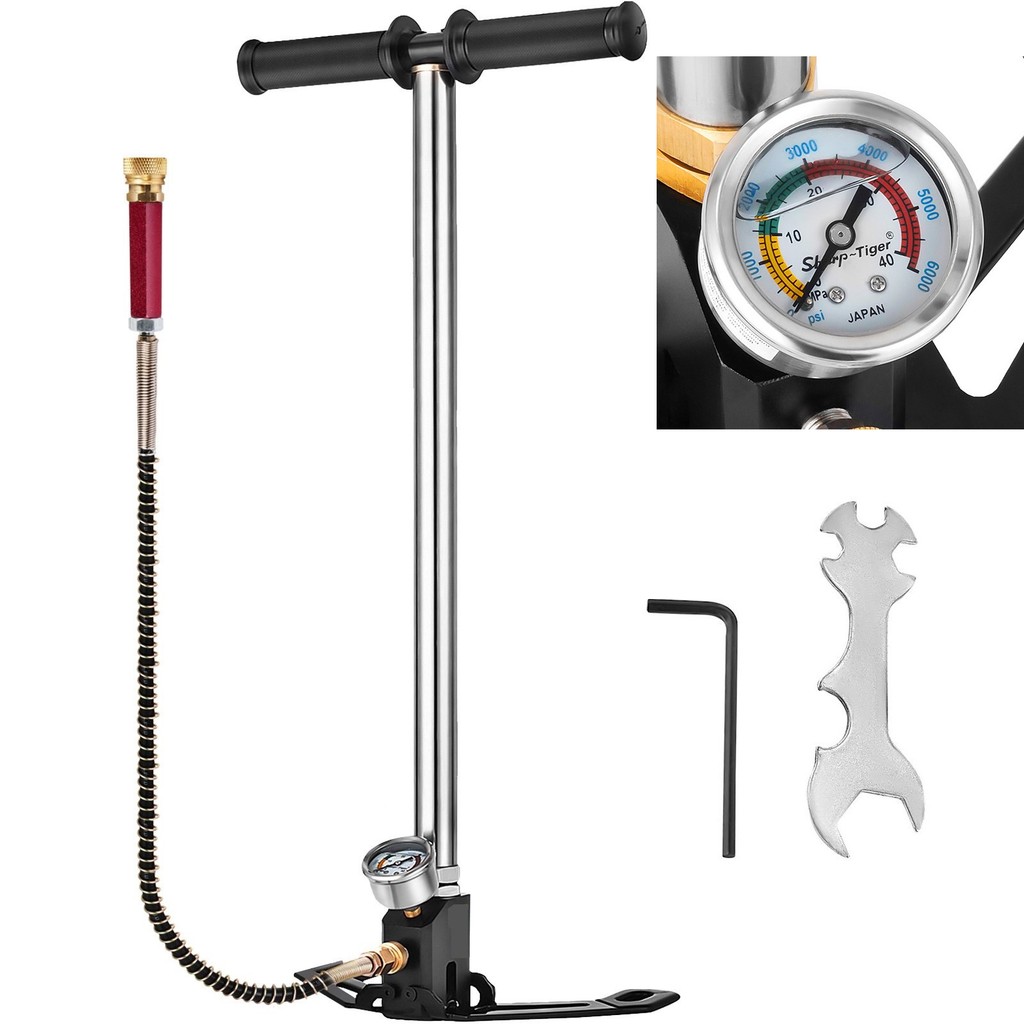 Jual Airgun PCP Pump 4500PSI High Pressure Hand Pump 3 Stage Pump ...