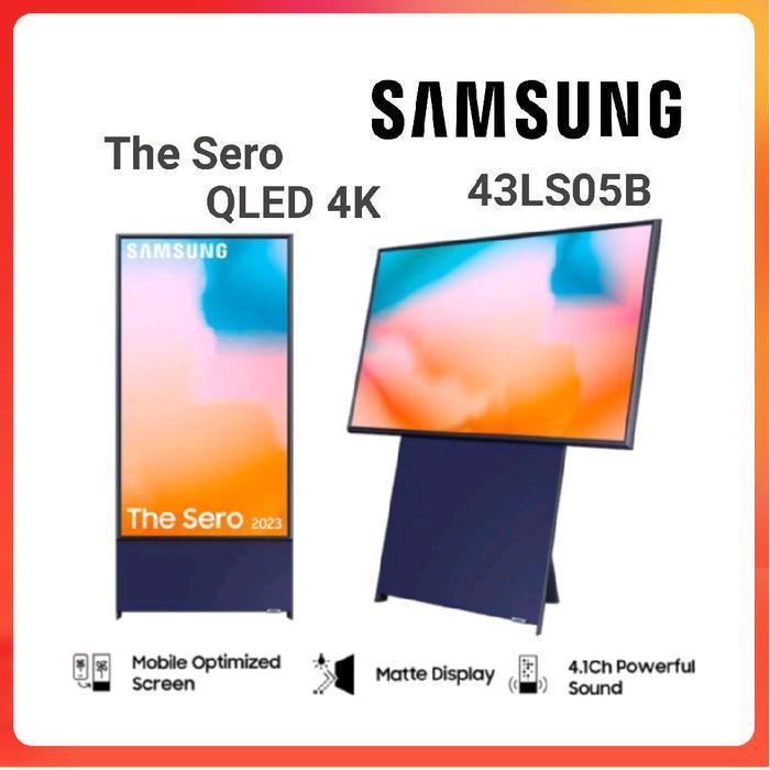 Jual SAMSUNG QA43LS05B - FREESTYLE THE SERO 4K SMART TV QLED 43 INCH ...