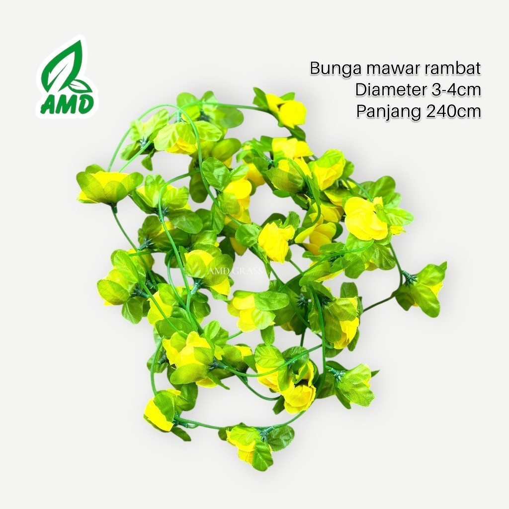 Jual Daun Rambat Bunga Mawar lebar 3-4cm | Shopee Indonesia