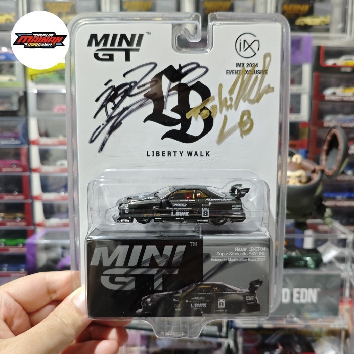 Jual MINI GT ER34 LBWK SILHOUETTE BLACK CARBON IMX 2024 | Shopee Indonesia