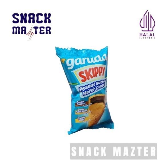 Jual Garuda Skippy Peanut Butte Wafer Cones - Netto 15gr | Shopee Indonesia