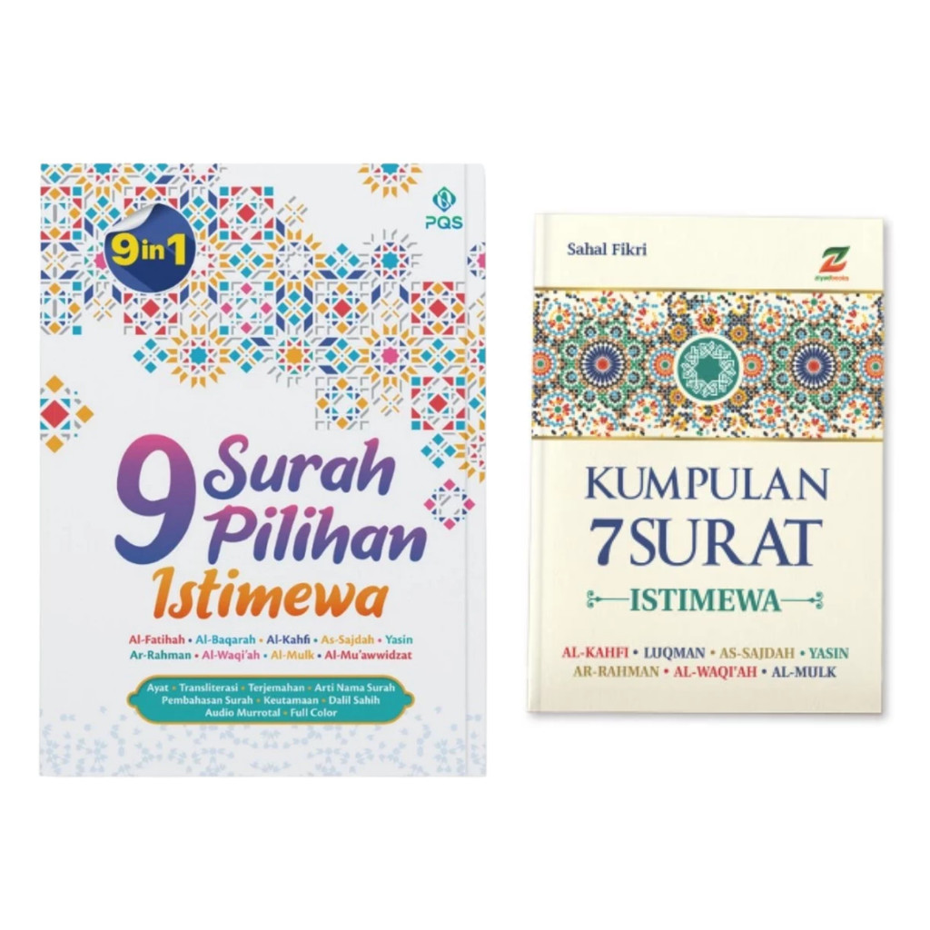 Jual PQS Buku 9 Surah Pilihan Istimewa dan Kumpulan 7 Surat | Shopee ...