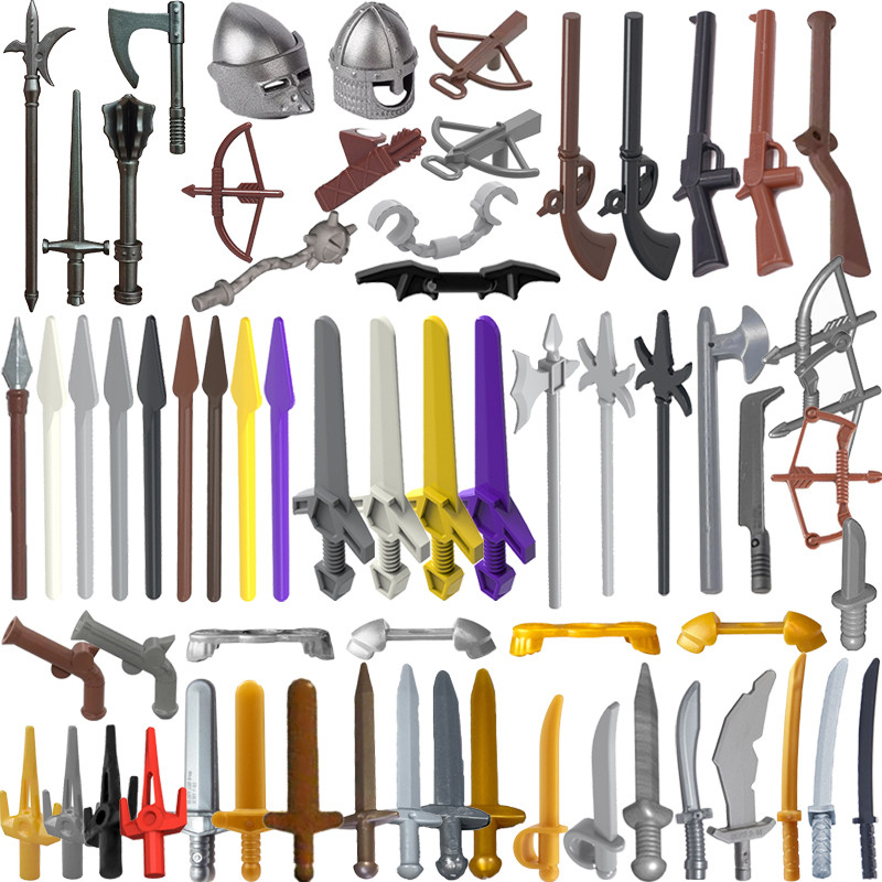 Jual Meeval Military Weapons Figures Buig Blocks Soler Accessory Knight ...