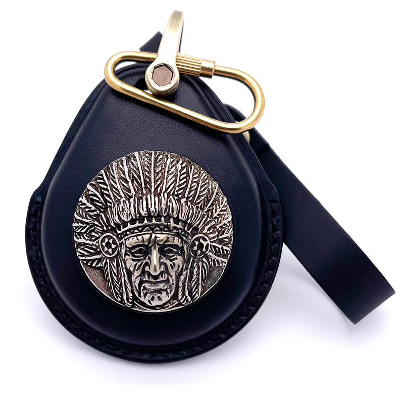 Jual Smart Key Leather Case Fob Cover For Indian Harley Davidson ...