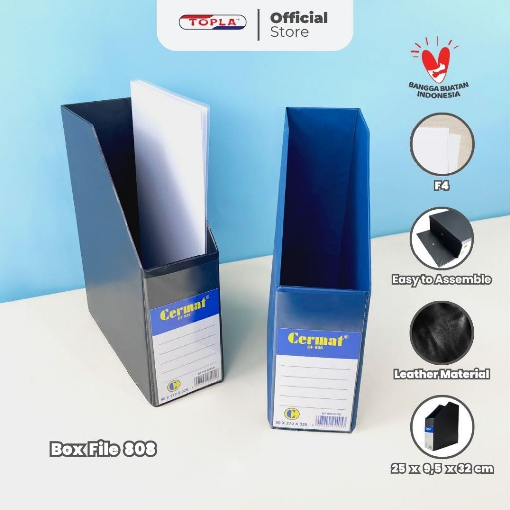 Jual CERMAT Box File - Box Plastik Dokumen Tempat Berkas Kotak ...