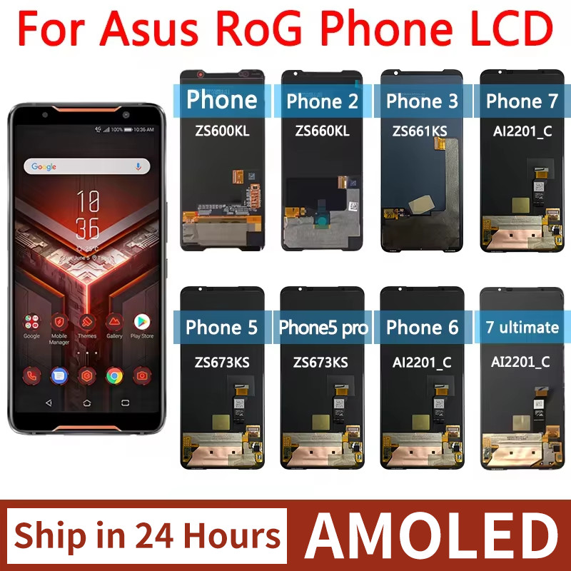 Jual AMOLED ROG Series Screen For ASUS ROG Phone 1 2 3 5 5S 5S Pro 5 ...