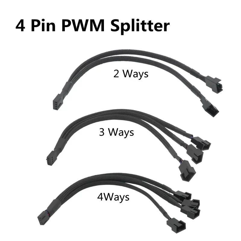 Jual 2/3/4Ways 4 Pin PWM Splitter 4Pin PWM Female To 3/4 Pin PWM ...