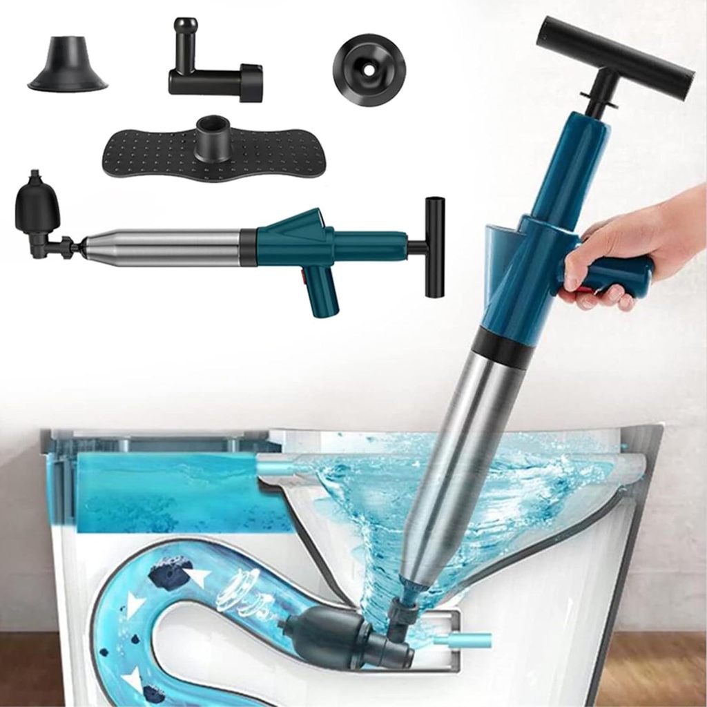 Jual High Pressure Drain Plunger Pipe Plunger Dredge Clog Bath Toilets ...