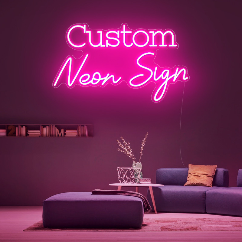 Jual Custom Neon Signs Led Light Sign DIY Letters Extra Large Led Neon ...