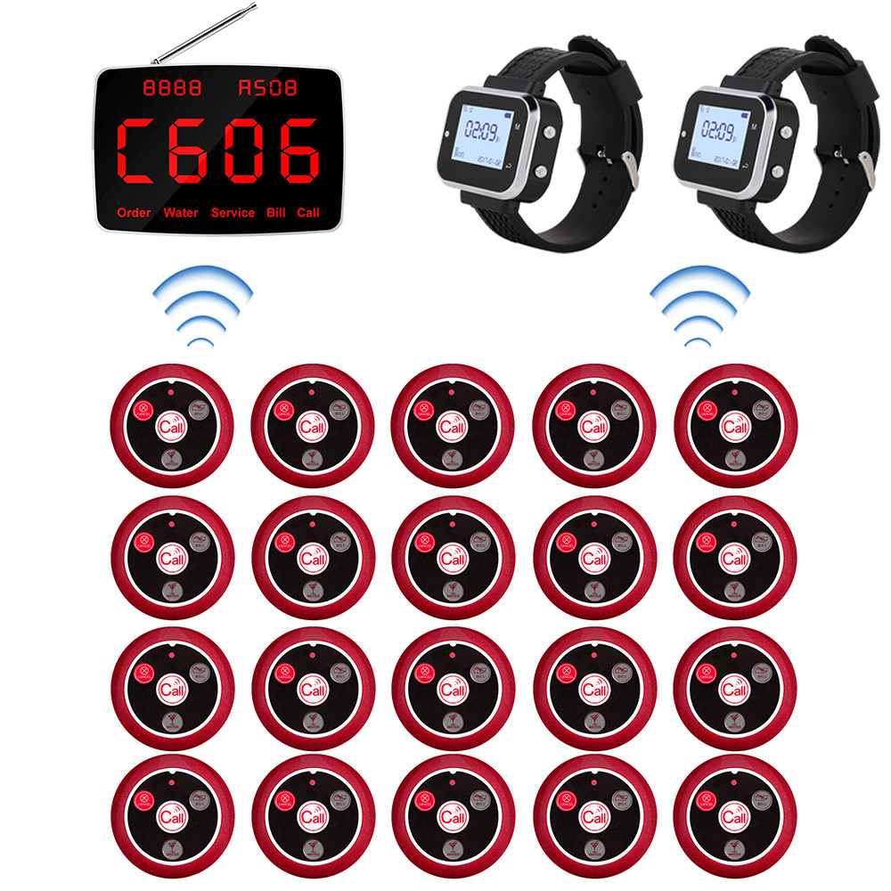 Jual JINGLE BELLS 20 Table Call Buttons 1 Display Monitor 2 Watch ...