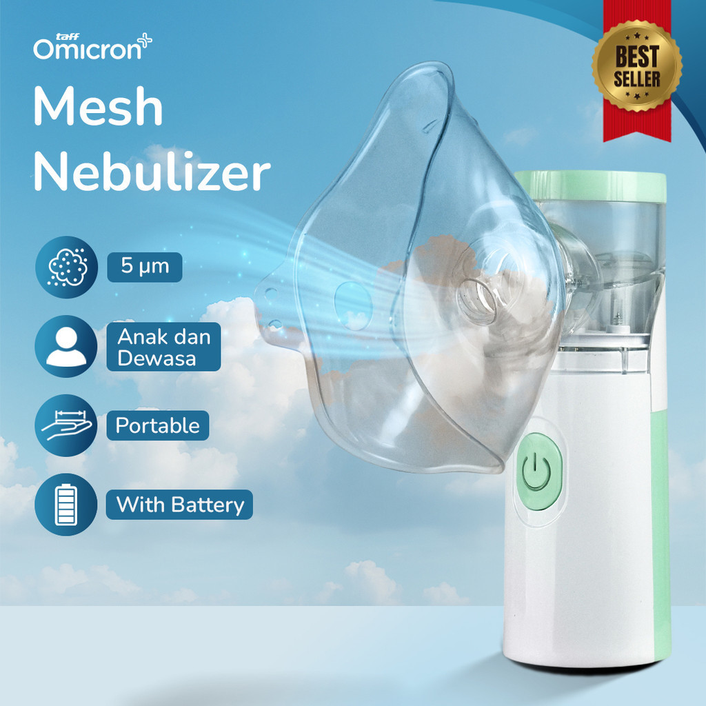 Jual TaffOmicron Alat Terapi Pernapasan Handheld Nebulizer Inhaler ...