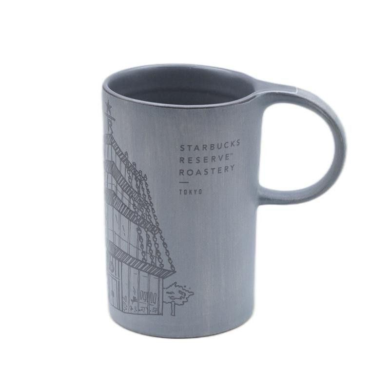 Jual Starbucks Mug Gelas Grey Reserve Roastery Tokyo Illustration ...