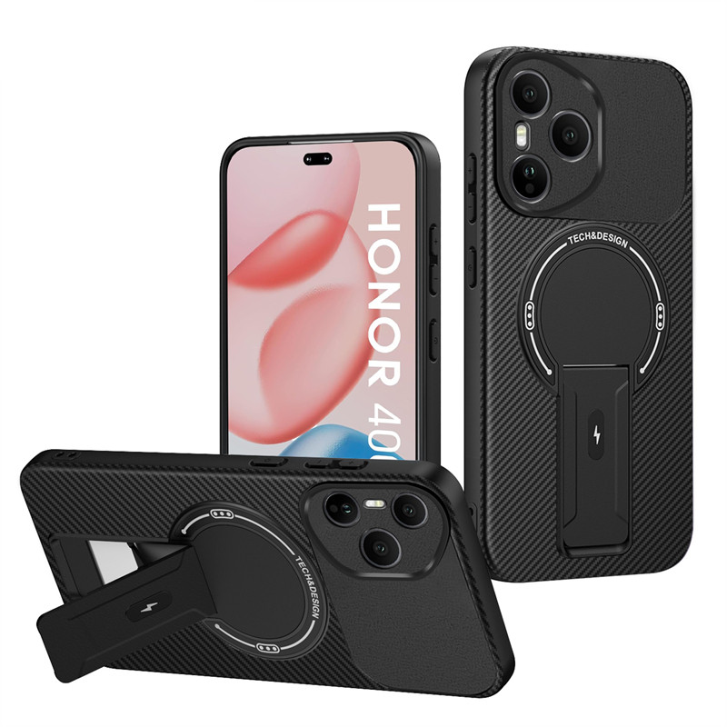 Jual For Honor 400 Lite Case Carbon Fibre Hard Lens Protect Magnetic ...