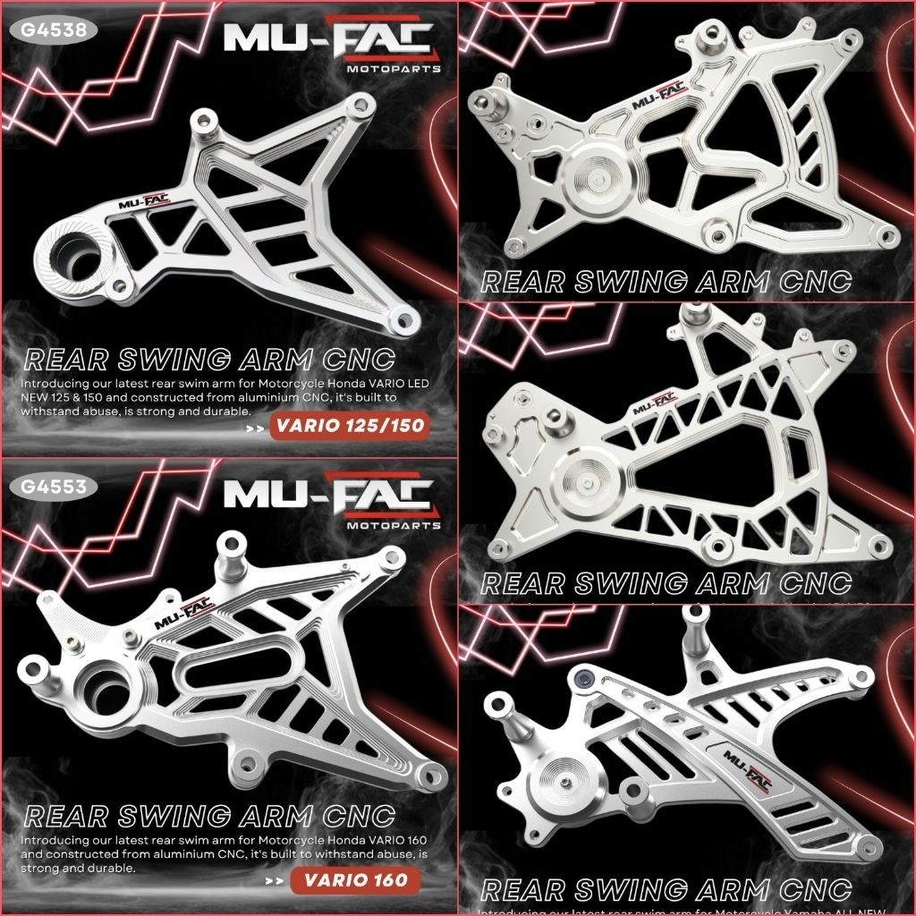 Jual SWING ARM REAR MUFAC ALL NEW AEROX 155 / VARIO 125 150 160 / ADV ...