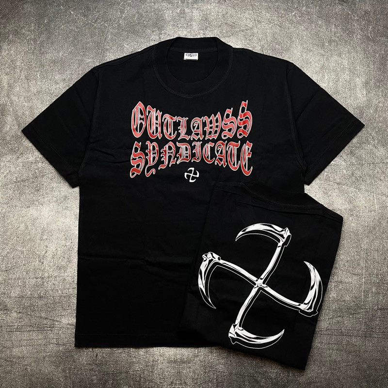 Jual Tshirt OUTLAWSS SYNDICATE - LOGO RED Official Merchandise | Shopee ...