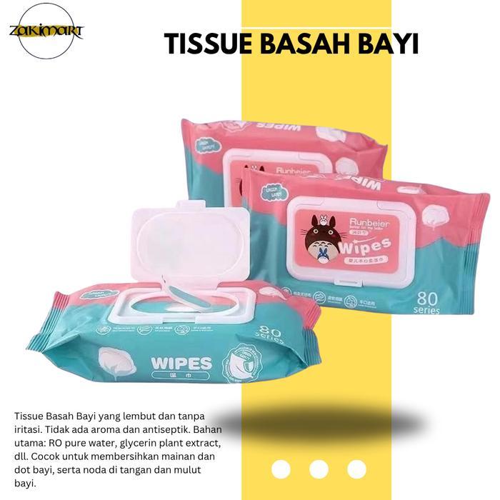 Jual Tissue Basah Bayi Tisu Lembut Tanpa Iritasi Tanpa Aroma Antiseptik ...