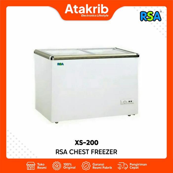 Jual RSA CHEST FREEZER XS-200 / XS200 Kapasitas 171 L | Shopee Indonesia