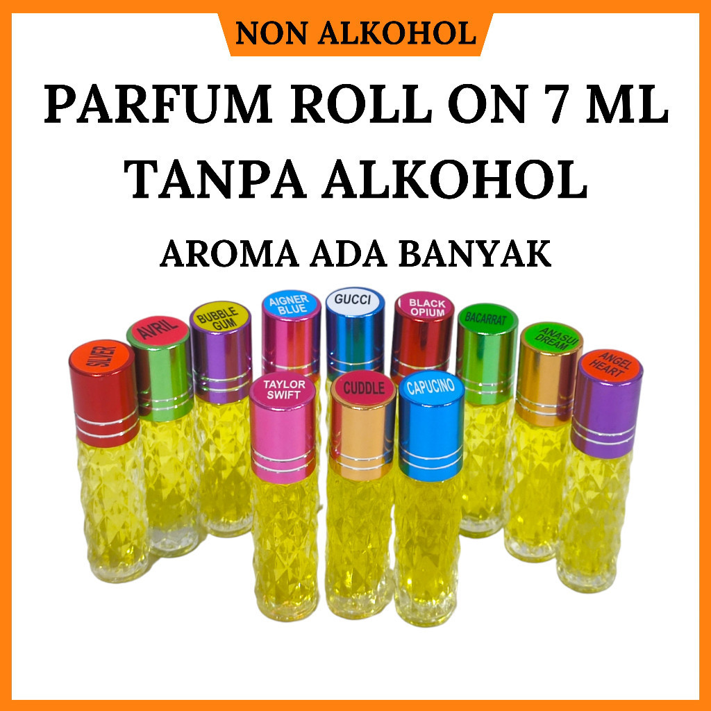 Jual [GT] PARFUM ROLL ON 7 ML NON ALKOHOL-PARFUM OLES TANPA ALKOHOL ...