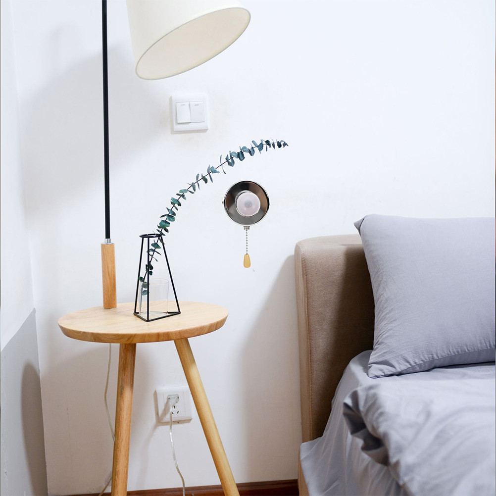 Jual Pull Chain Ceiling Lamp Holder Durable Stainless Steel Light ...