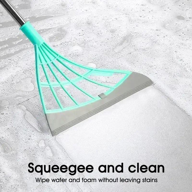Jual 1/2 Pcs Silicone Magic Rubber Broom Mop Hand Dust Brooms Home ...