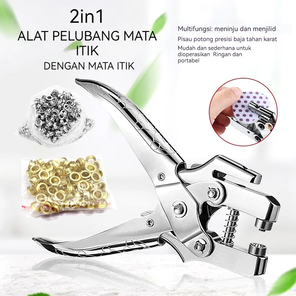 Jual Tang Mata Ayam Bonus Mata Ayamnya 100 pcs / Tang Pembolong Handtag ...