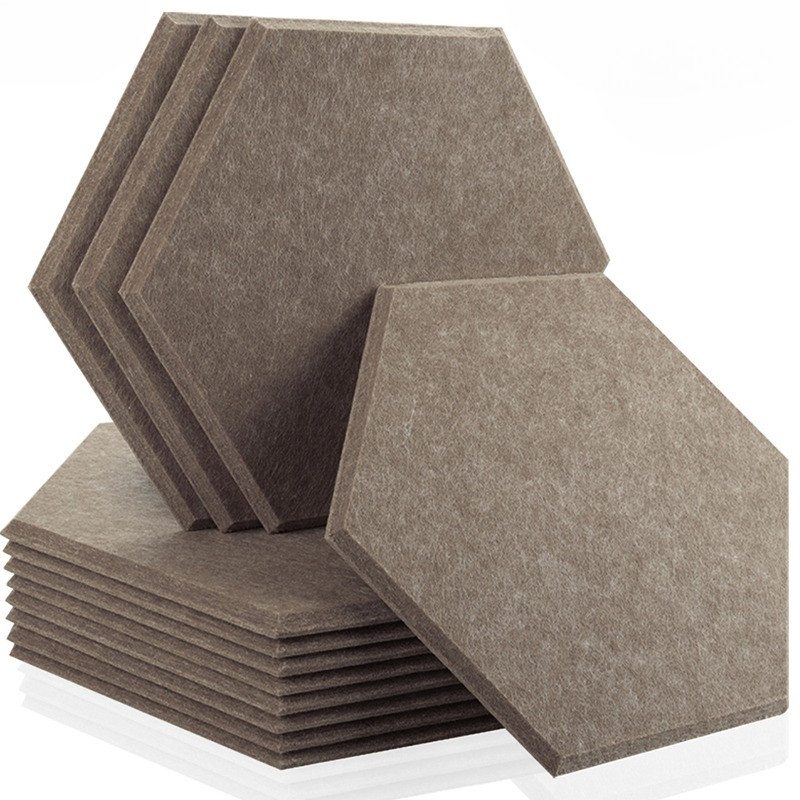 Jual Hexagon 12 Pcs Sound Absorbing Panels Acoustic Wall Absorcion For ...