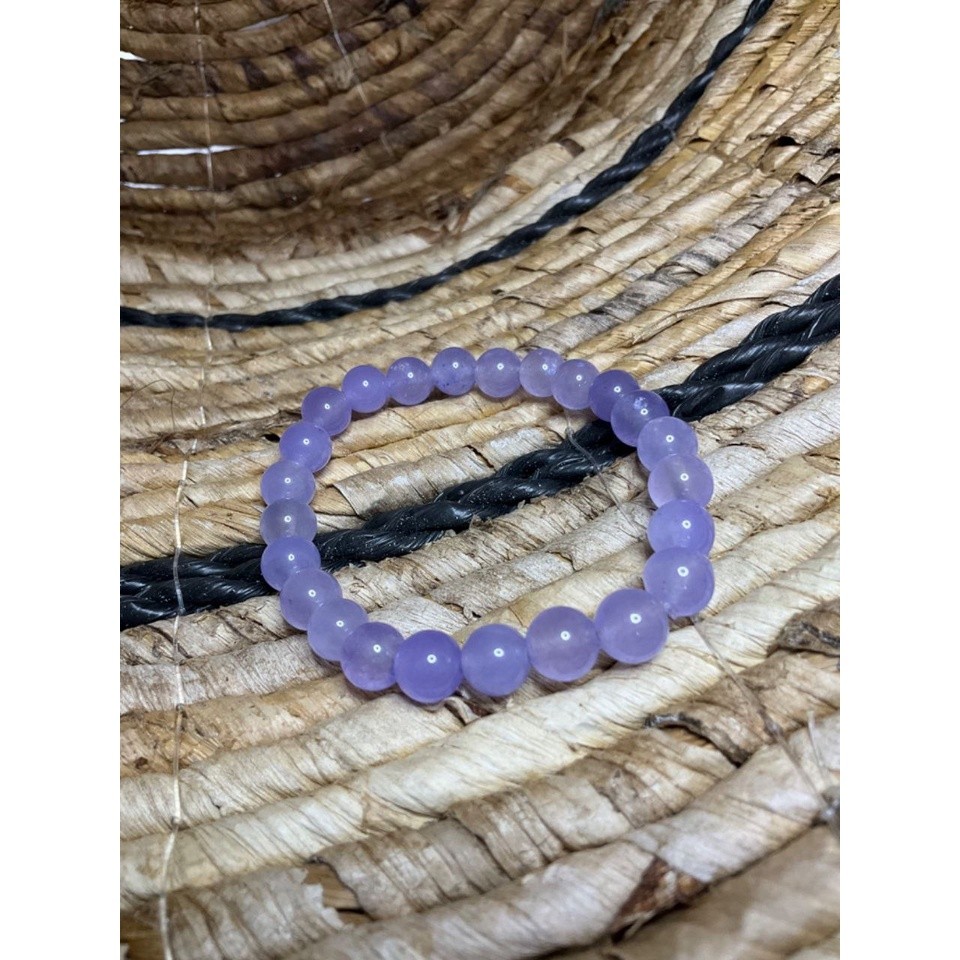 Jual Gelang Batu Giok Biru (Blue Lace Agate Bracelet) – Gelang Manik ...