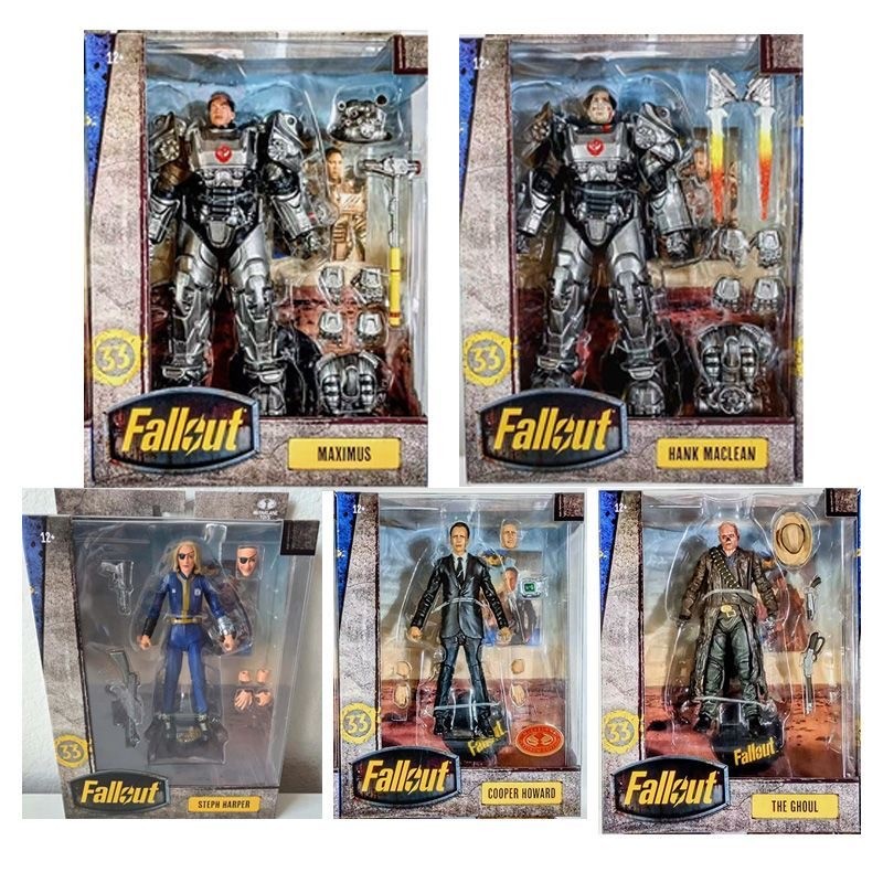 Jual Mcfarlane Toys Fallout TV Maximus/Hank Maclean/Ghoul/Steph Harper ...